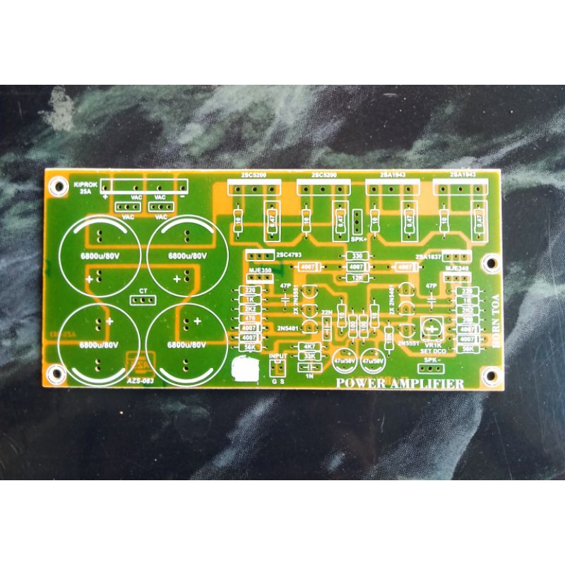 Pcb Power Amplifier TOA Plus Power Supply | Shopee Philippines