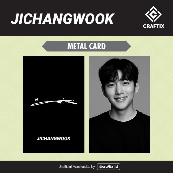 Photocard Ji Chang Wook Metal Card Idol Card | Shopee Philippines