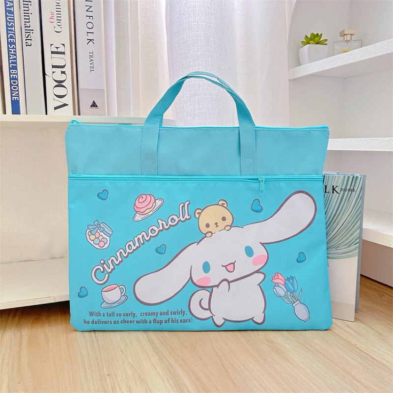 Sanrio Hand Bag Cinnamoroll Kids Laptop Bag Folder Bag Fit to File ...