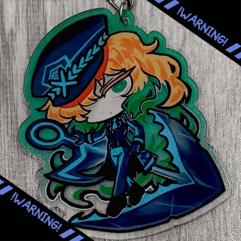 Ishmamel Blind Obsession EGO Translucent Keychain Limbus Company Fanart ...