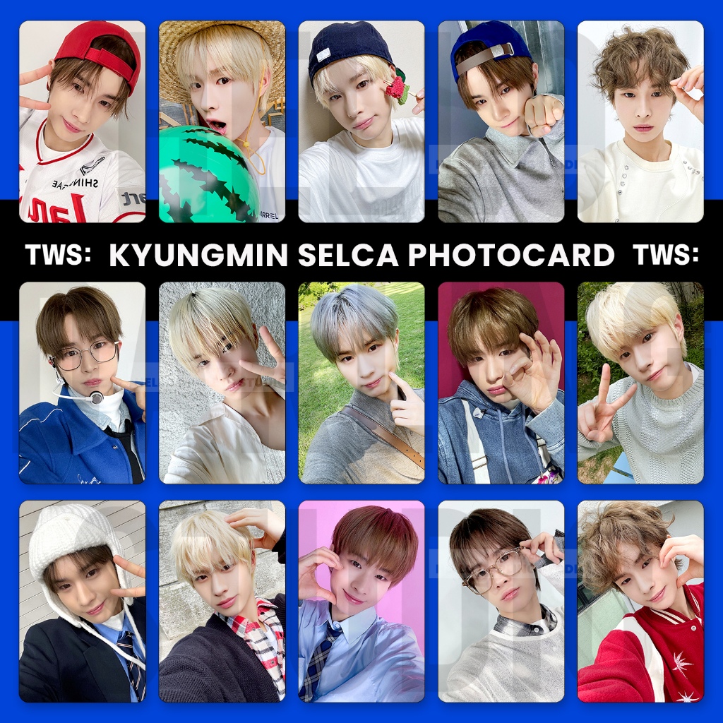 10 Pcs TWS Kyungmin Selca Photocard sets. Unofficial. Fan Made. | Shopee Philippines