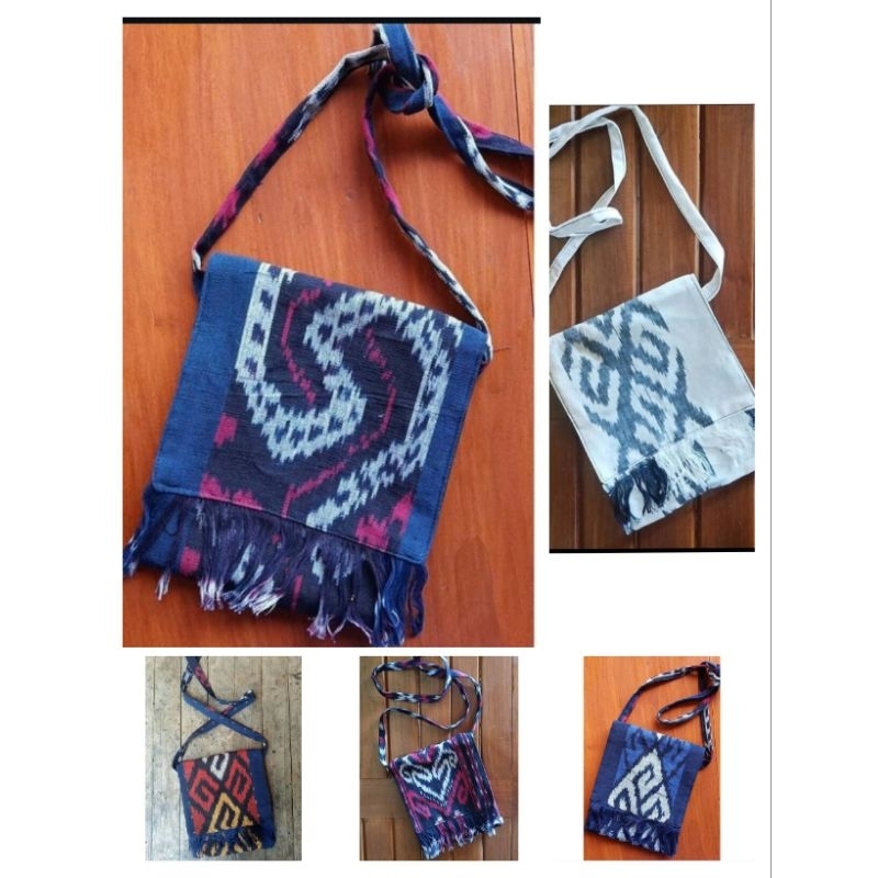 Lombok Woven Bag Ethnic Bag Rope Bag with Cover Toraja Dayak Kalimantan ...