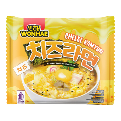 Wonhae Cheese Ramyun Korean Instant Cheese Noodles 120 g | Shopee ...
