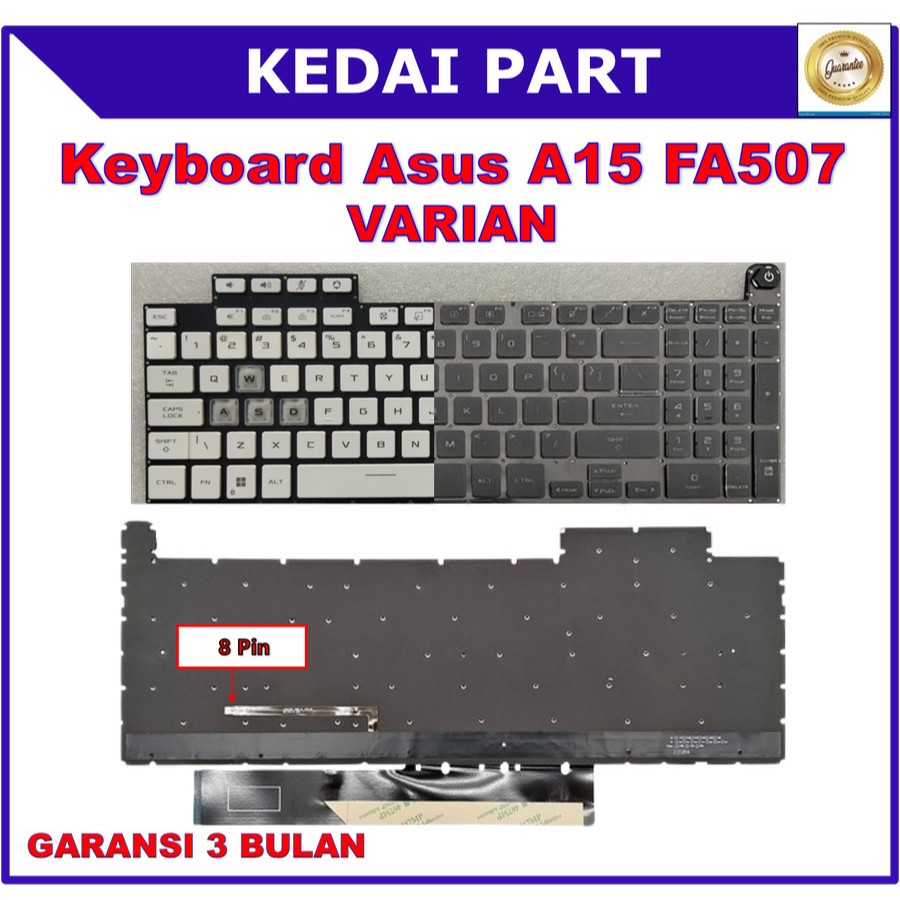 ASUS TUF Gaming Keyboard A15 FA507 A17 F15 F17 FA507R FA507RC FA507RE ...