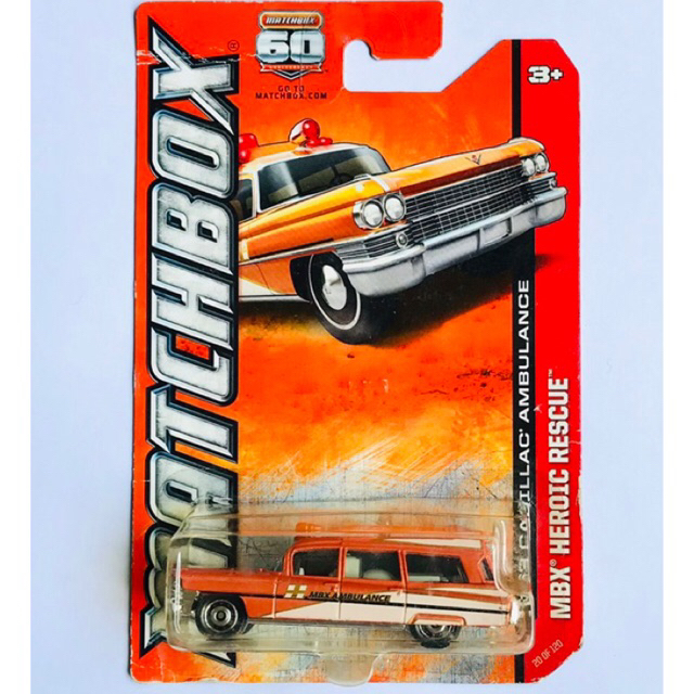 Matchbox - 63 CADILLAC AMBULANCE Org | Shopee Philippines