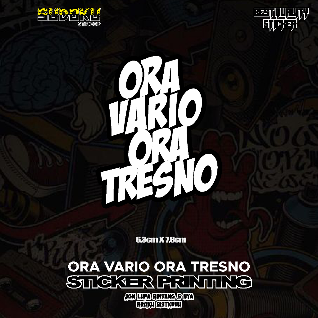 STICKER STICKER PRINTING ORA VARIO ORA TRESNO VIRAL FYP AESTHETIC ...