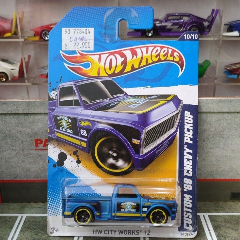 Hotwheels CUSTOM 69 CHEVY PICKUP | Shopee Philippines