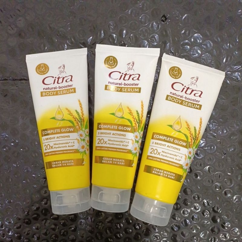 Citra NATURAL BOOSTER BODY SERUM COMPLETE GLOW 100 ML | Shopee Philippines