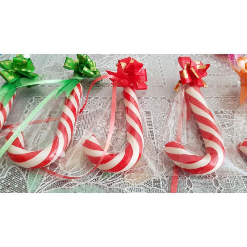 CHRISTMAS CANDY CANE STICK CANDY SIZE 9-10 CM | Shopee Philippines