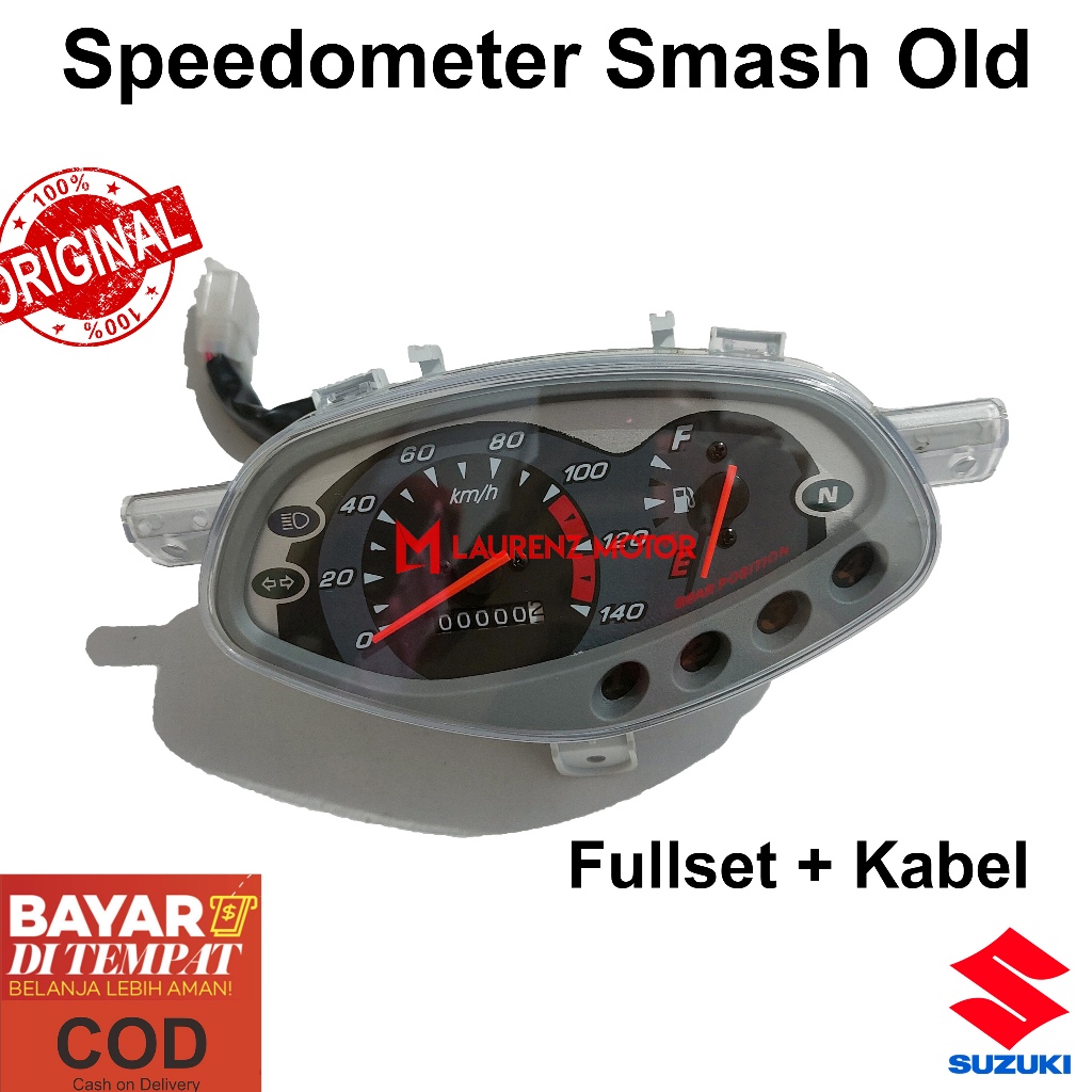 Old Suzuki Smash Speedometer Speedometer Assy Kilometer Speedo Analog ...
