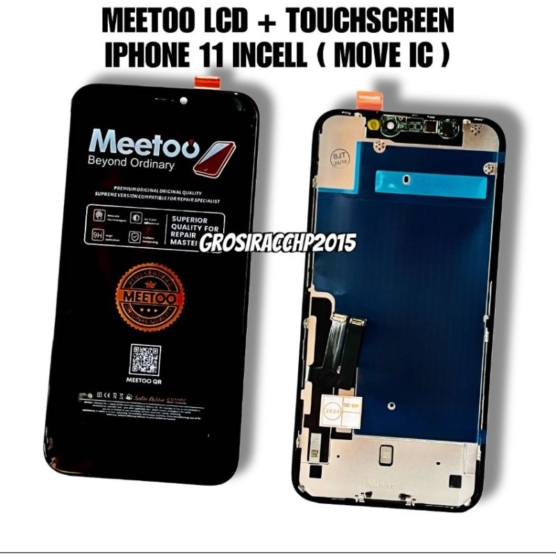 Meetoo LCD + COMPATIBLE TOUCHSCREEN FOR IPHONE 11 / IPHONE 11 PRO ...