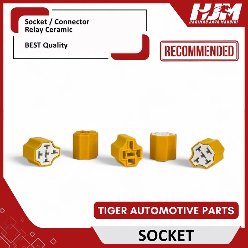 Ceramic Relay Socket - Rilei House Socket, 4 5 Pin Foot Stone Ceramic ...