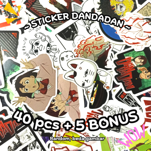 Anime Dandadan Stickers 40pcs + 5pcs Stickers for HP Helmet Laptop ...