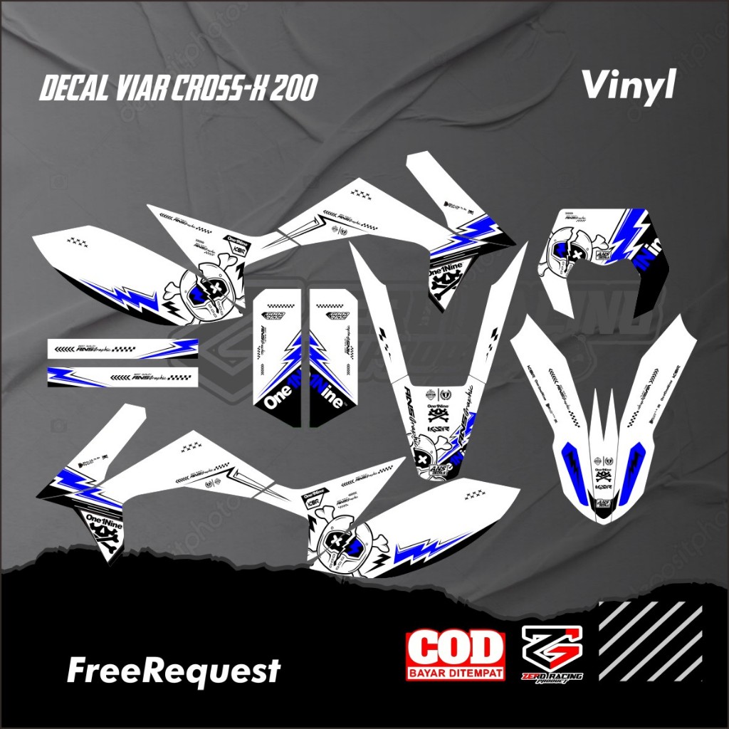 Latest Viar X Cross 150 Decal Full Body Decal Viar | Shopee Philippines