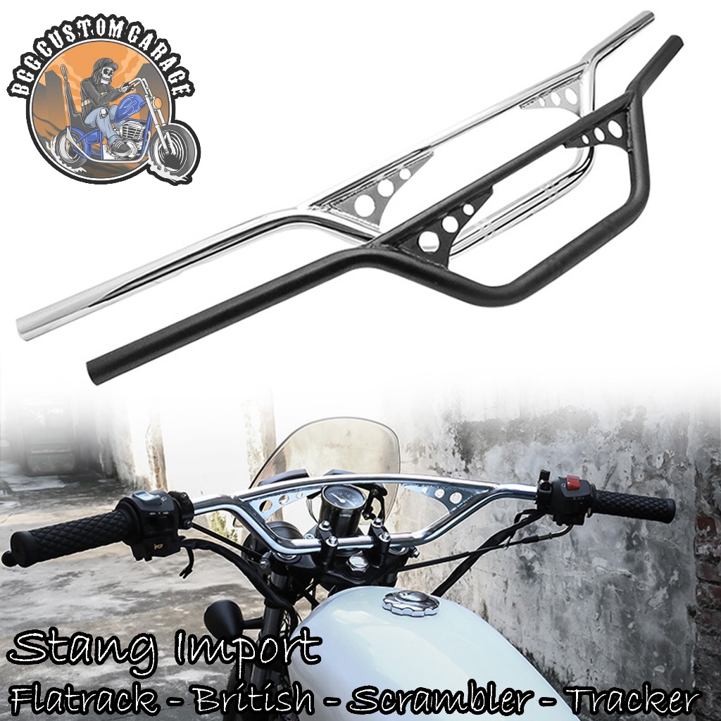 Imported Handlebar Tracker Handlebar Flatrack Britsh Scrambler w175 XSR ...