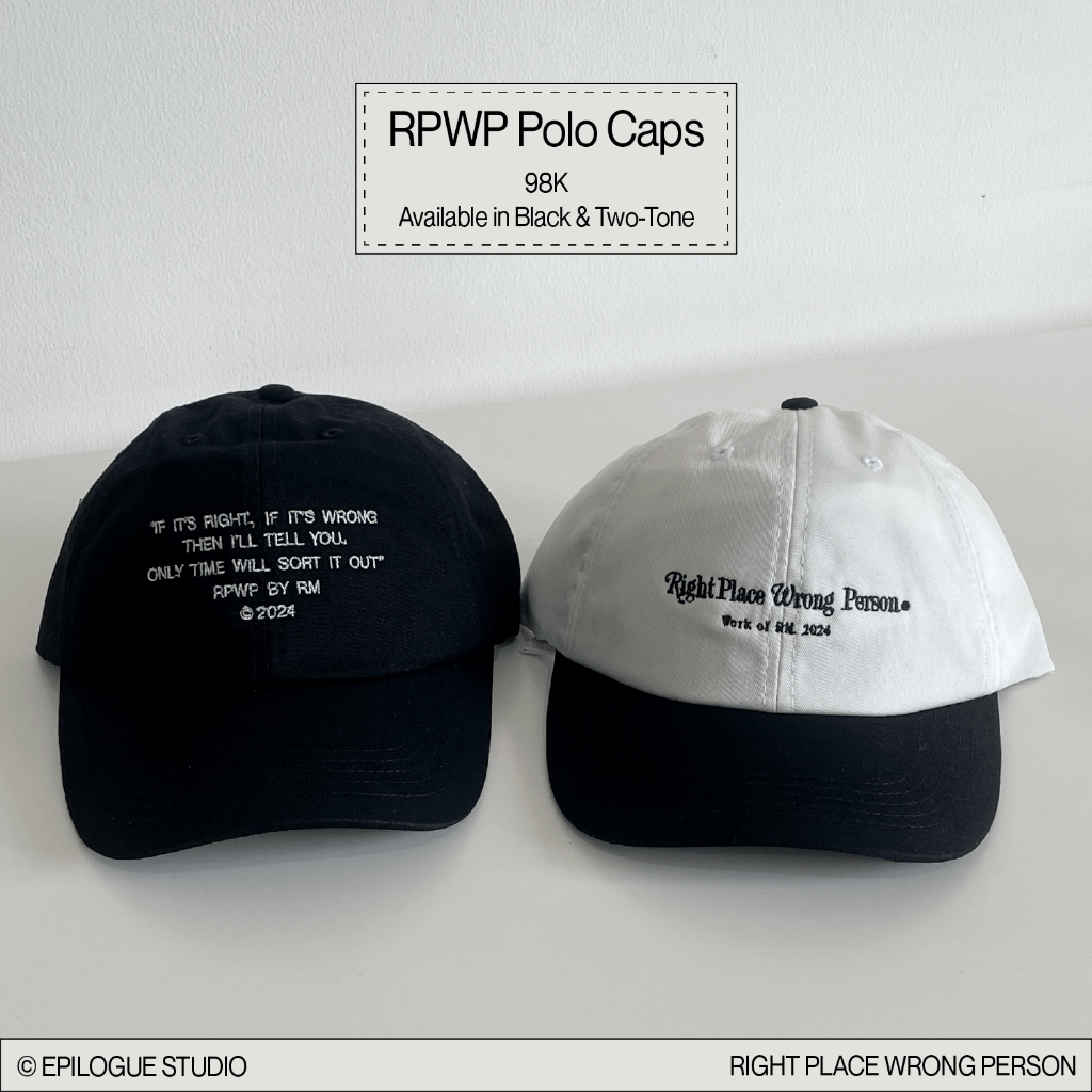 Rpwp Polo Caps | Rm Right Place Wrong Person Series by Epilogue Studio ...
