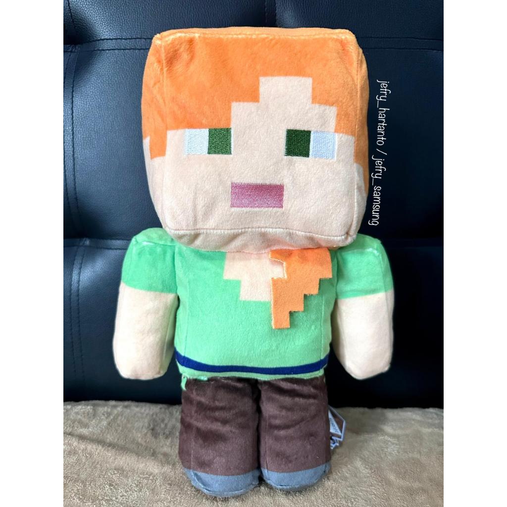 Minecraft Alex BIG Plush Doll Original Furyu Japan Kawaii Steve Ender ...