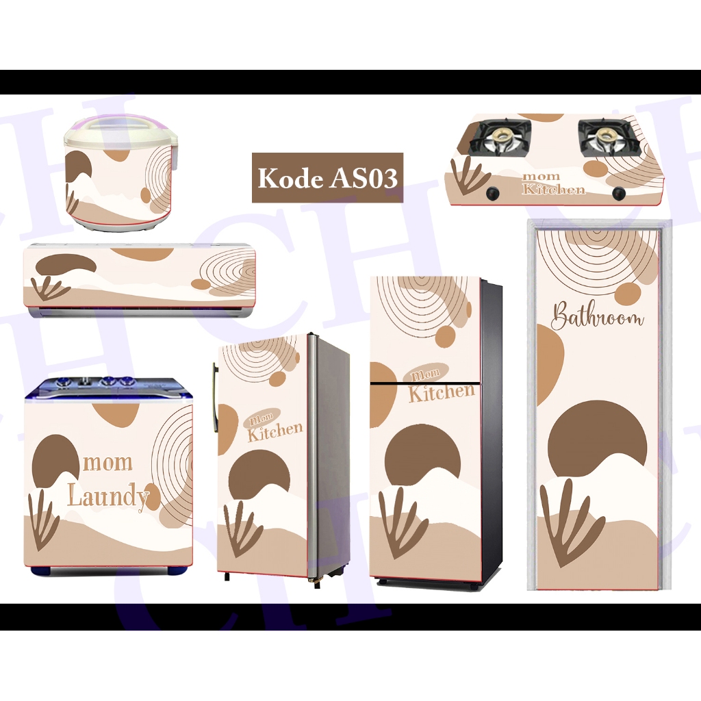 MESIN Refrigerator STICKER, STOVE STICKER, WASHING MACHINE STICKER, WC ...