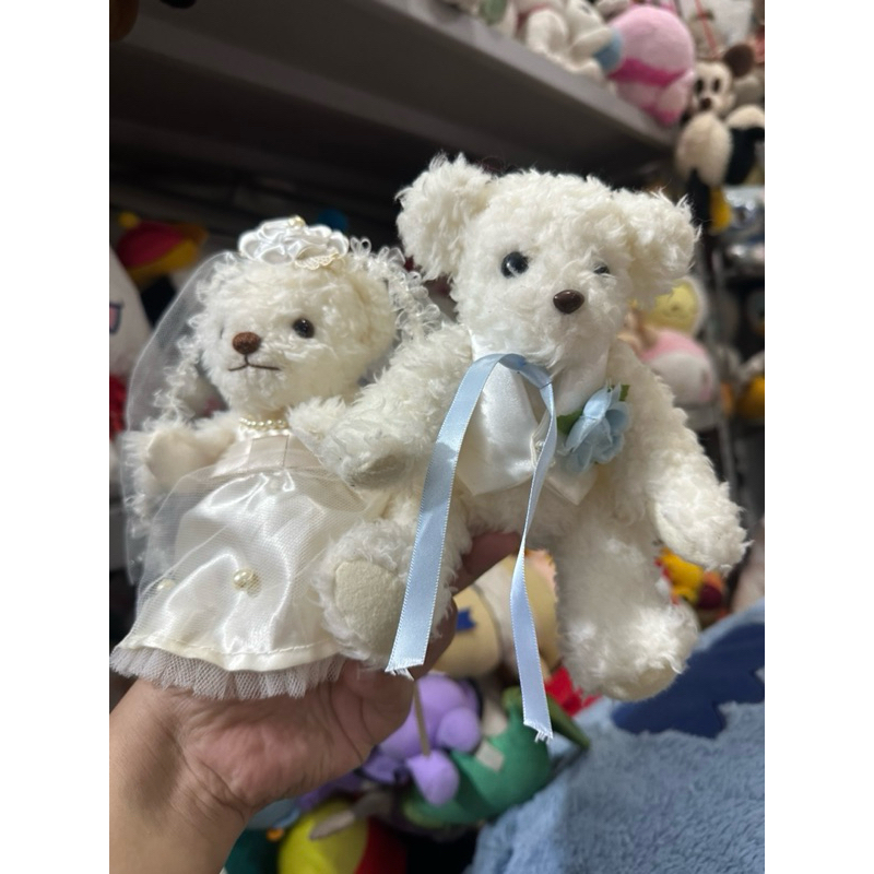 PUTIH Tedy Bear Bride | Imported White Bride and Groom Spinning Tedy ...