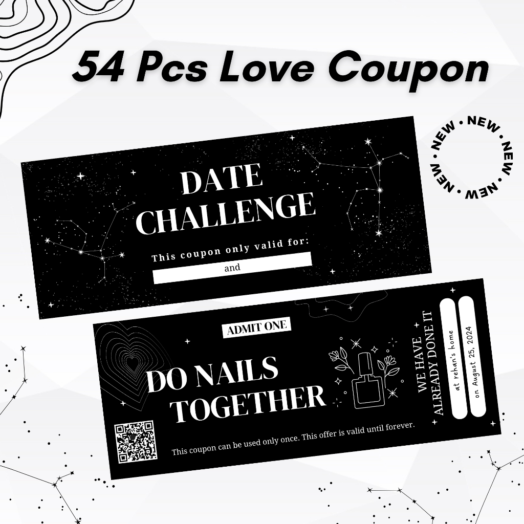 Free BOX! Love Coupon - Truth Or Dare Courtship Sign Card Couple Card ...