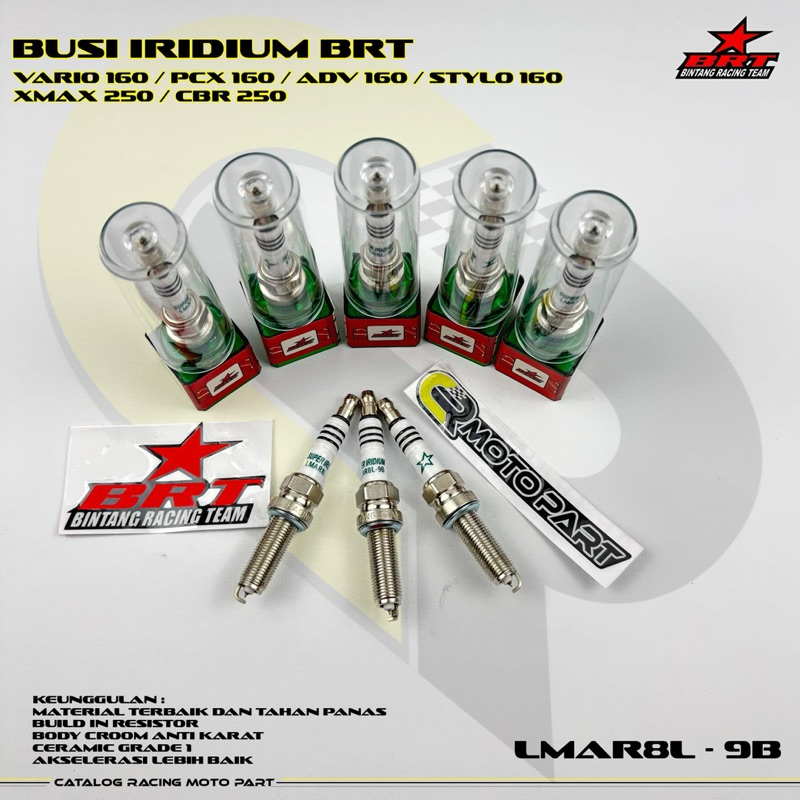 Brt Iridium Spark Plugs Honda CBR 250 Vario 160 // PCX 160 // ADV 160 ...