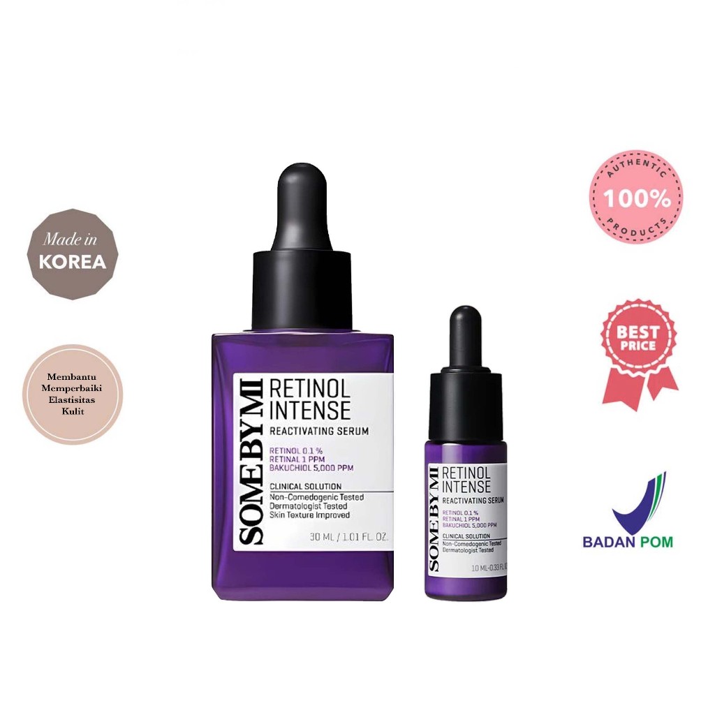 Somebymi Retinol Intense Reactivator Serum Essence 30ml | 10ml | Shopee ...