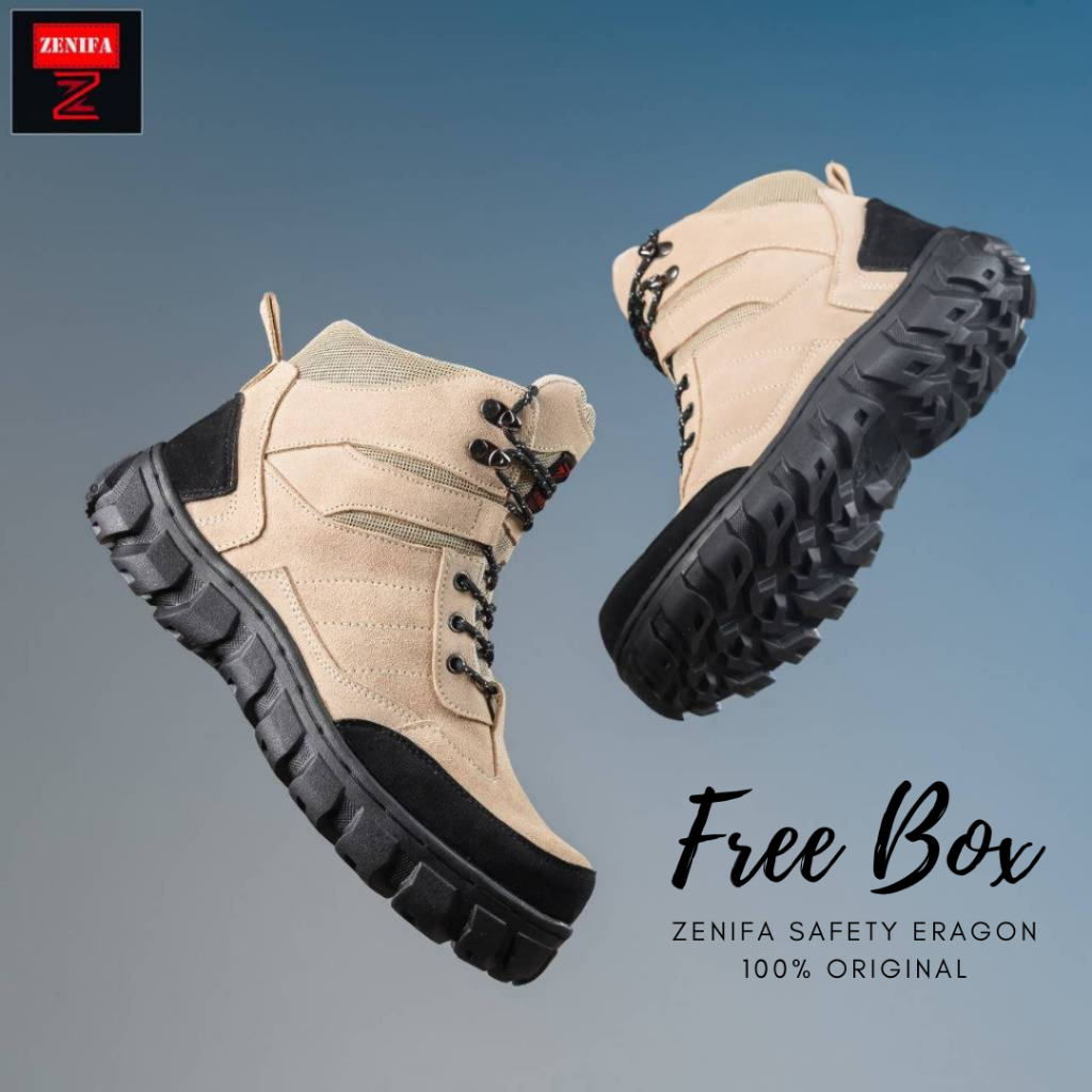 Men's Safety Shoes High Steel Toe Boots Original Zenifa Eragon Septi ...