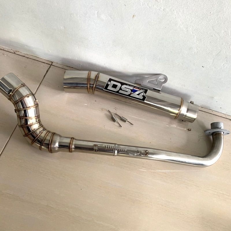 1set exhaust pipe Pro speed TUBE type open spec for motorcycle Wave100 ...