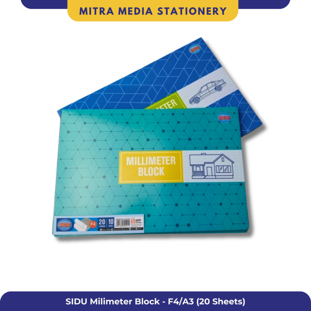 Sinar Dunia Sidu Millimeter Block Book - F4 A3 (20 Sheets) | Shopee ...