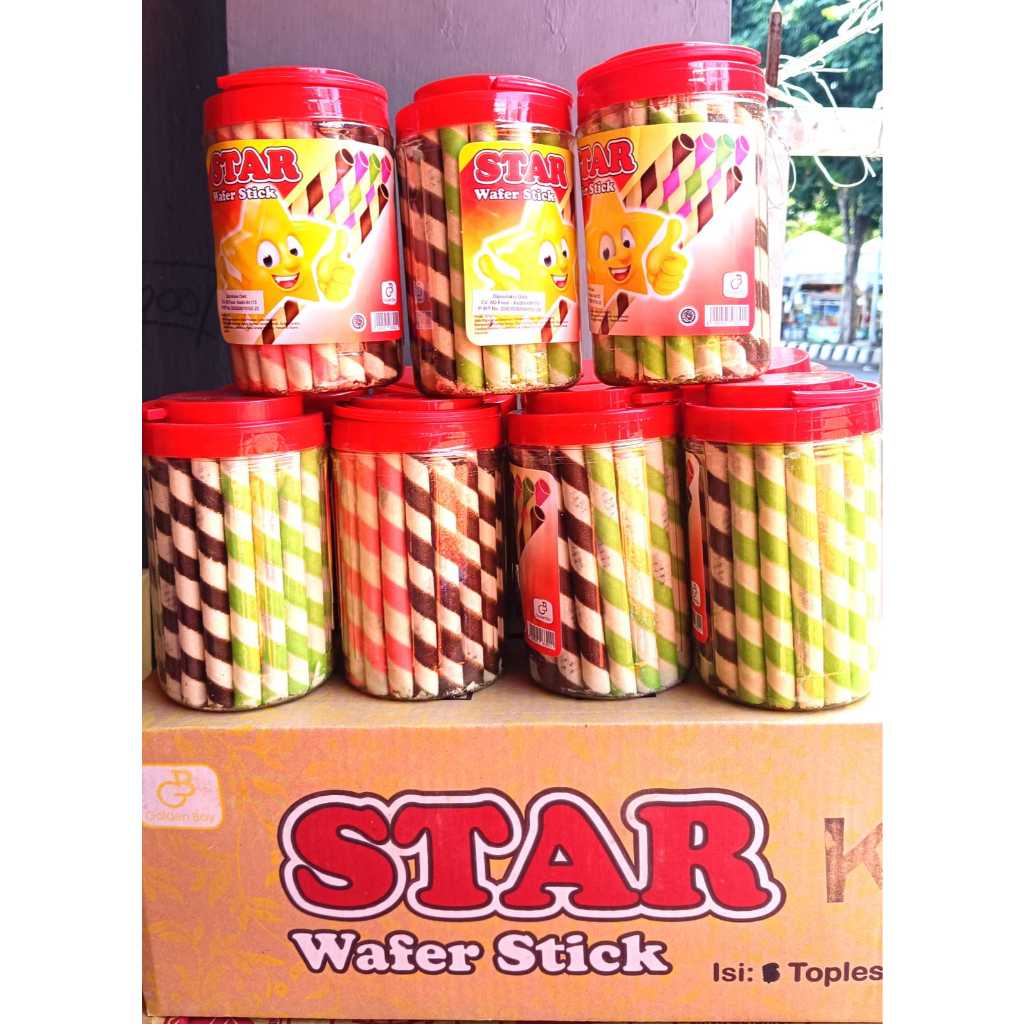 Astor Rainbow 4 Jars Astor Star Wafer Stick Eid Snack Jar Astor Sweet ...