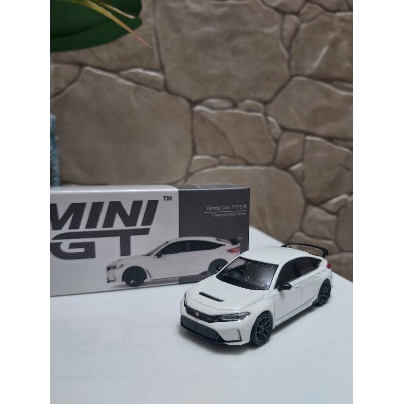 Mini GT Honda Civic Type R (Championship white) | Shopee Philippines