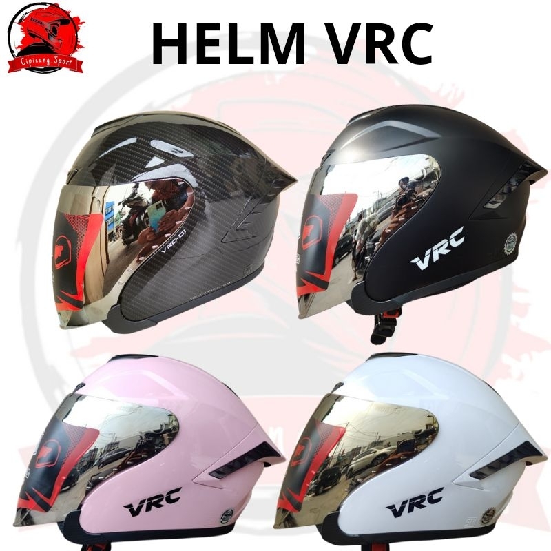 VRC helmet solid half face carbon racer x visit irudium silver 3d ...