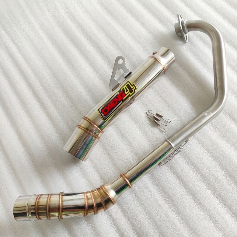 Canister 51MM SUPER OPEN pipe DAENG SAI 4 EXHAUST TUBE TYPE Raider ...