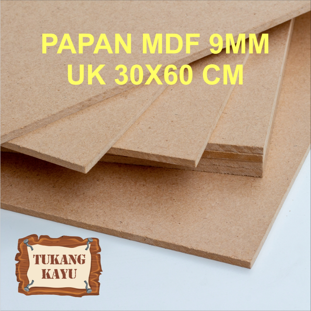MDF BOARD Wood 9MM Thickness Size 30x60cm MDF BOARD | Shopee Philippines