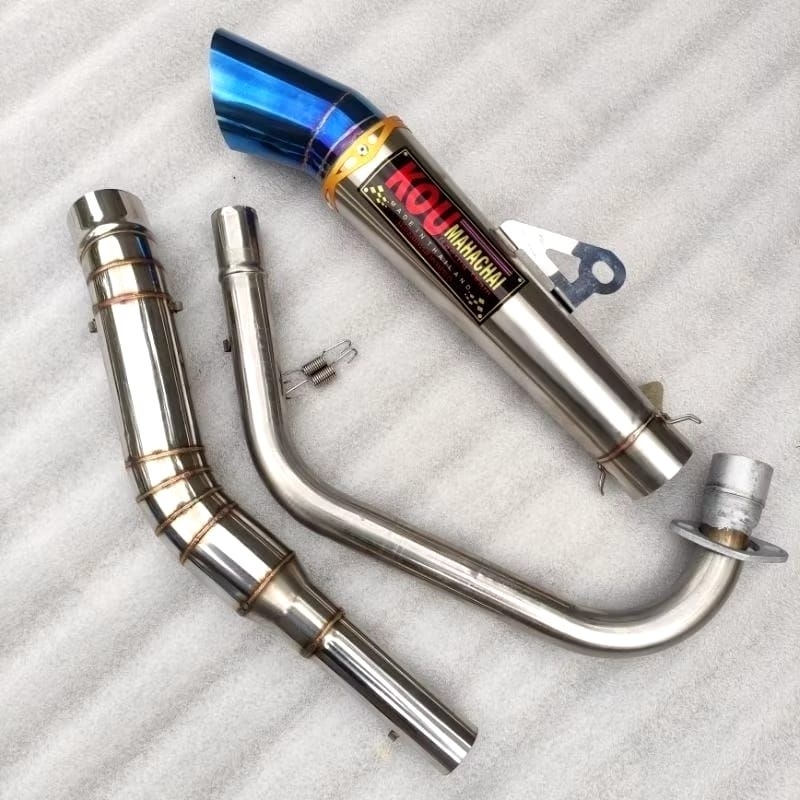 Kou Mahachai Canister open pipe 51mm for Tmx 125 155 Rusi tc 125 155 ...
