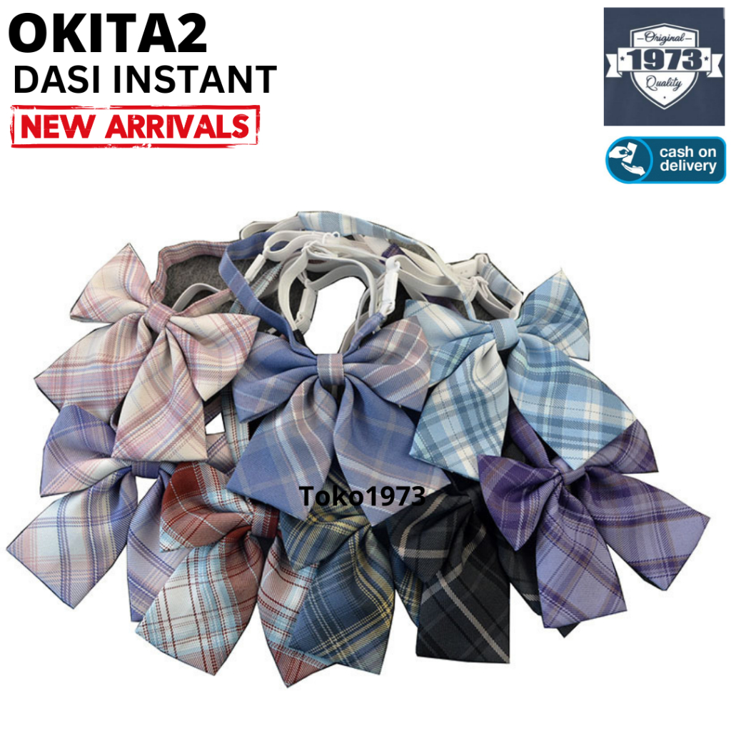 Okita2 TIE INSTANT TIE SEIFUKU TIE JK uniform school TIE cosplay ...