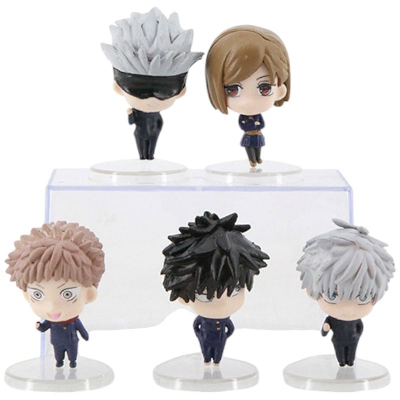 Anime Action Figure Jujutsu Kaisen Chibi Size Gojo Satoru Yuujiro ...