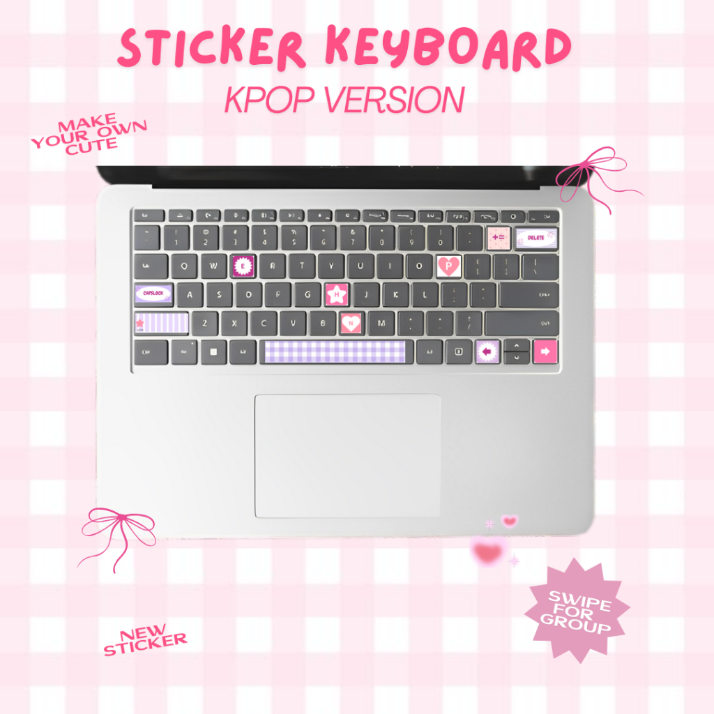 Keyboard STICKER KPOP ENHYPEN BTS NCT DREAM STRAY KIDS TREASURE TXT EXO ...