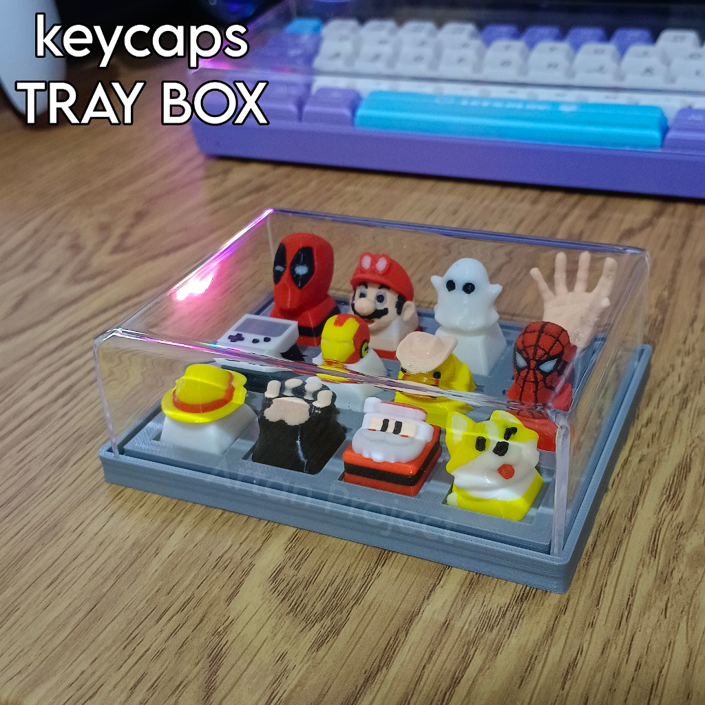 Keycaps Tray Box - acrylic artisan Keycaps container | Shopee Philippines