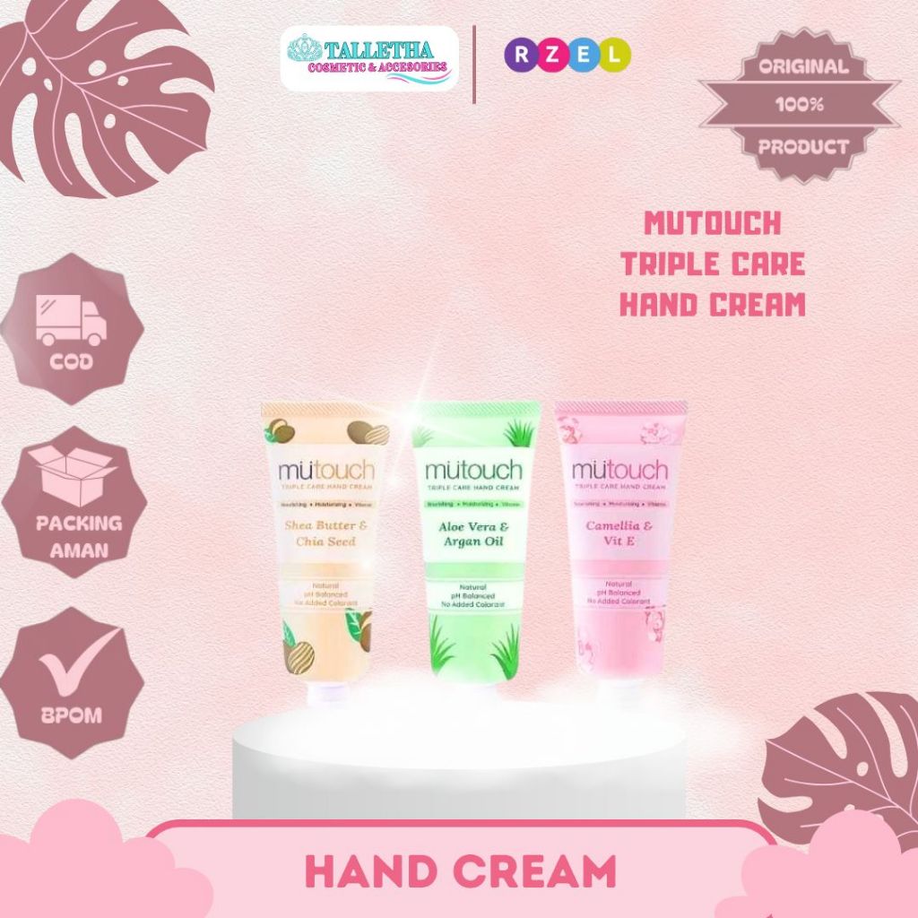 Mutouch Triple Care Hand Cream 60gr x 3 | Shopee Philippines