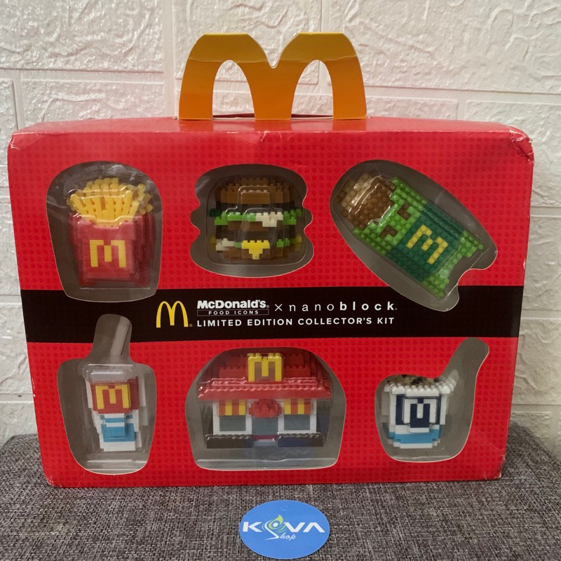Mcdonalds Food Icons x nanoblock limited edition collector's kit | Shopee Philippines
