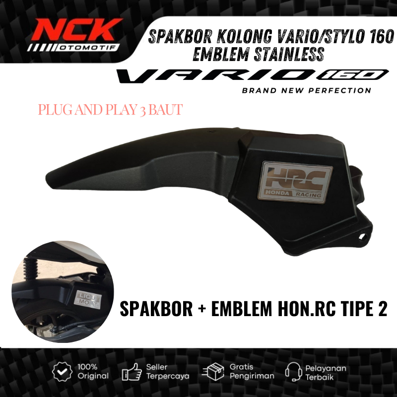 UNDERFRONT FENDER VARIO 160 STYLO 160 ABS CBS 2022 2023 2024 ...