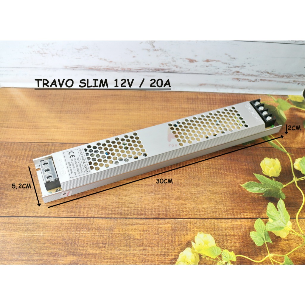 SLIM TRANSFORMER 12V /20A | Shopee Philippines