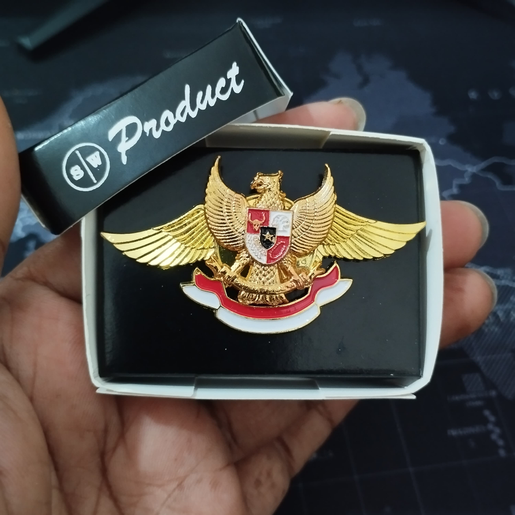 Stacked cast garuda wings / garuda pins / garuda indonesia [original ...