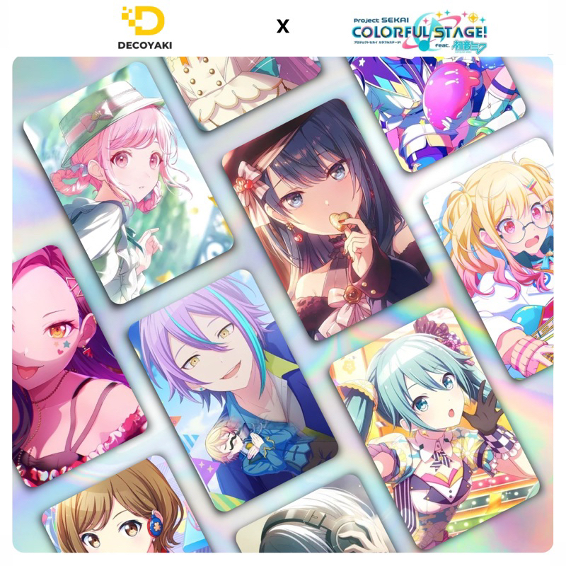 Hologram Project Sekai Event Game Portrait Photocard, Sekai Card Event ...