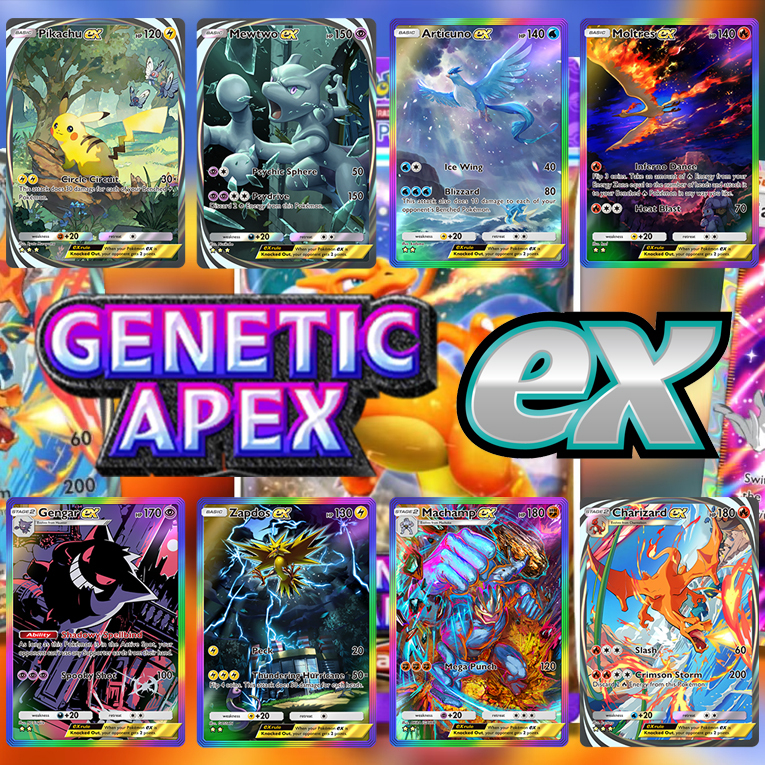POKEMON TCG HOLOGRAM SPECIAL ex - GENETIC APEX (GEA) TCG POCKET CARD ...
