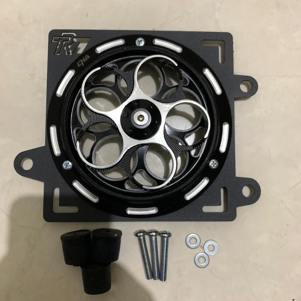 ROTATING SPINNER RADIATOR COVER HONDA VARIO 125 150 /PCX 150 / ADV 150 ...