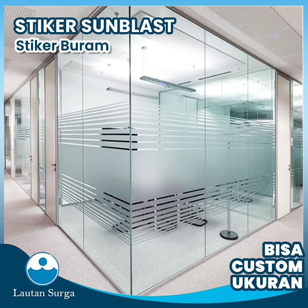 Sanblas Sunblast Stickers Frosted Window Glass Privacy Not See Through ...