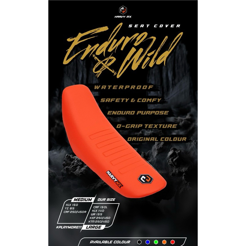 Original ENDURO DIAMOND HRV SEAT COVER KLX 150 / CRF 150 / WR 155 / HRV ...