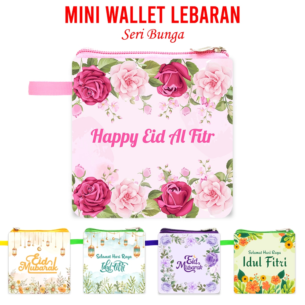 Eid Angpao Wallet Flower Series Angpao Envelope Hari Raya Idul Fitri ...